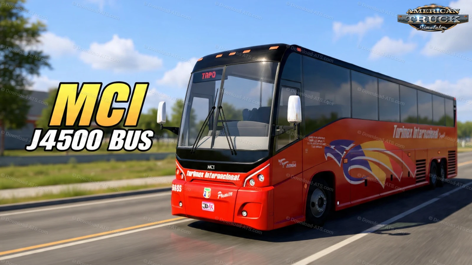MCI J4500 Bus + Interior v2.1 By DBMX (1.57.x) – ModsCloud.net