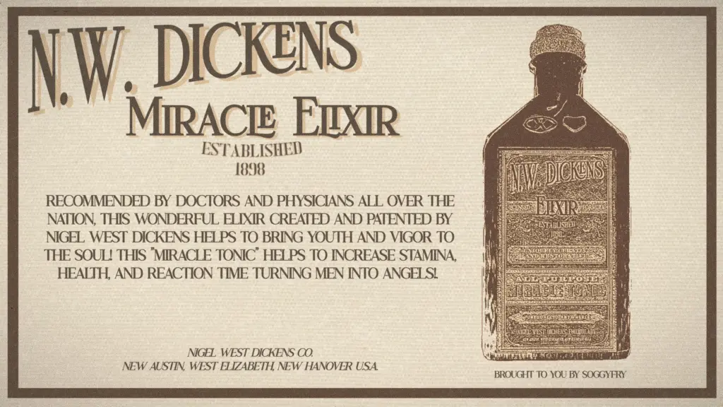Nigel West Dickens’ Miracle Elixir V1.0 – ModsCloud.net