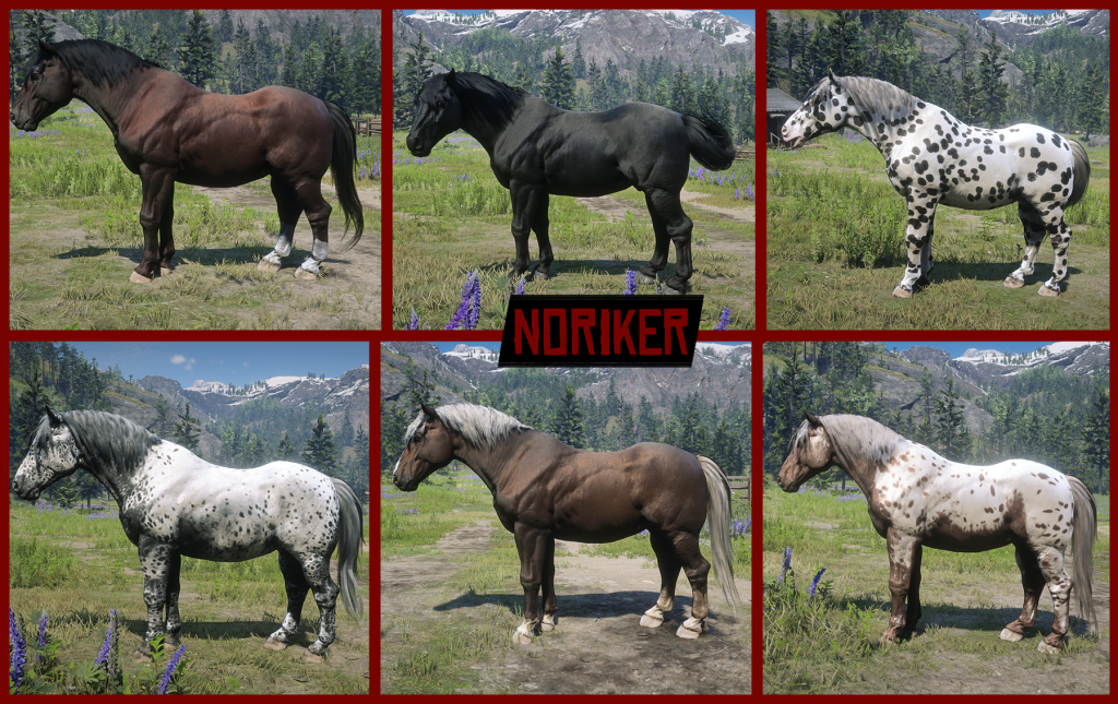 Realistic Draft Horses – ModsCloud.net
