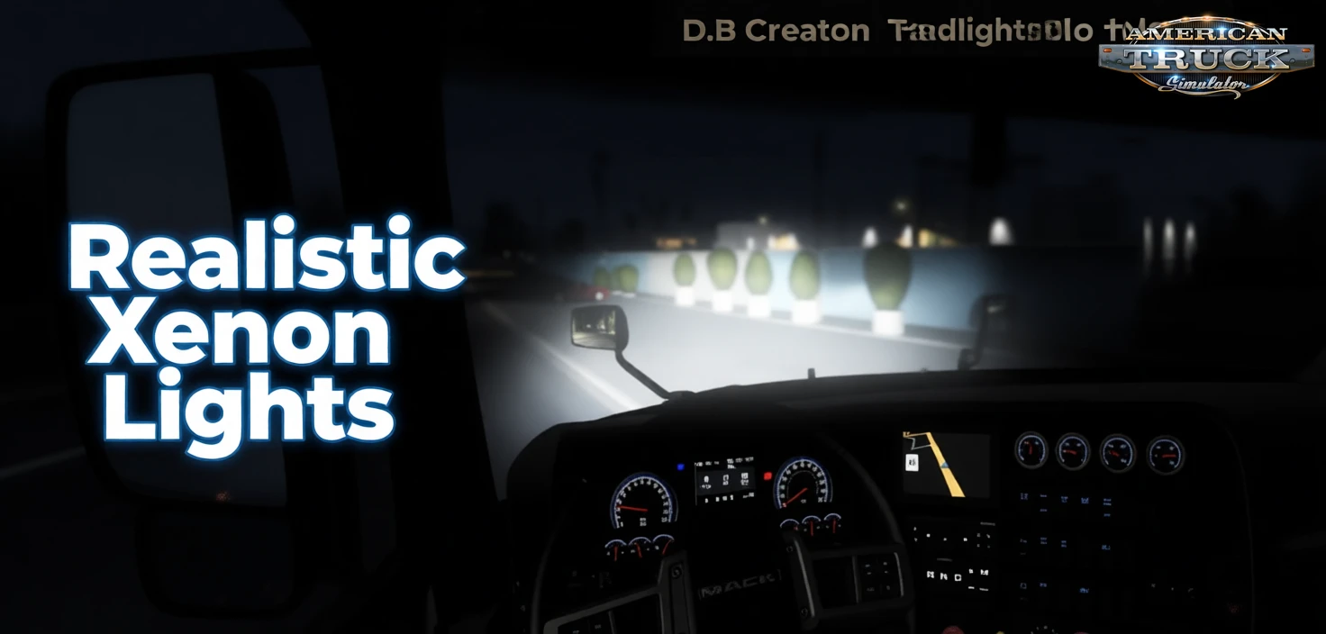 Realistic Xenon Lights v1.57 – ModsCloud.net