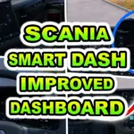 Scania Smart Dash Improved Dashboard v1.7 – ModsCloud.net