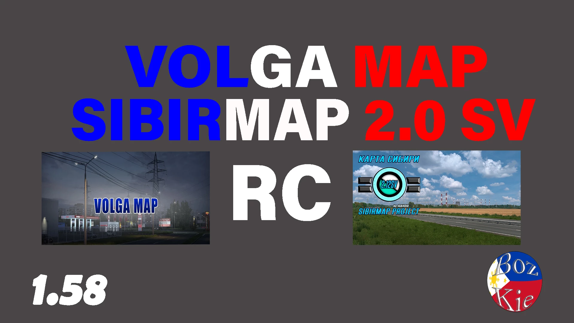 Volga Map - SibirMap SV RC version 1.2-1.59 – ModsCloud.net