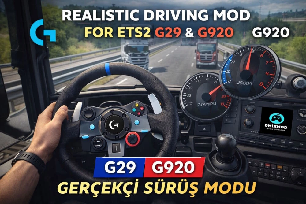 Realistic Driving Mod G29 & G920 v1.0 – ModsCloud.net
