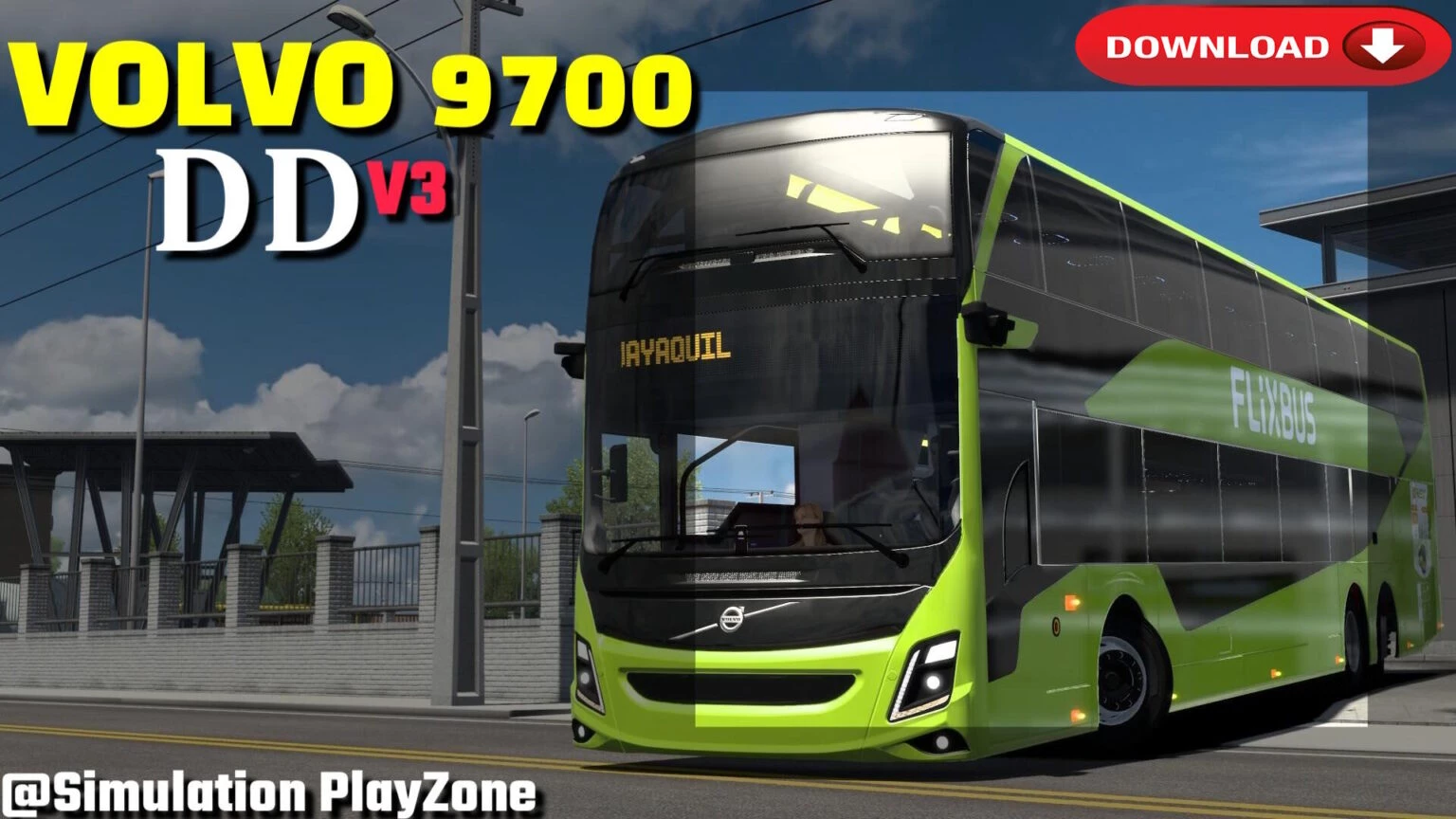 Volvo 9700 DD V3 ETS2 1.58 – ModsCloud.net