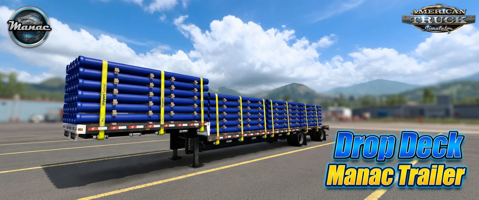 Drop Deck Manac Trailer V1.3 (1.58.x) – ModsCloud.net