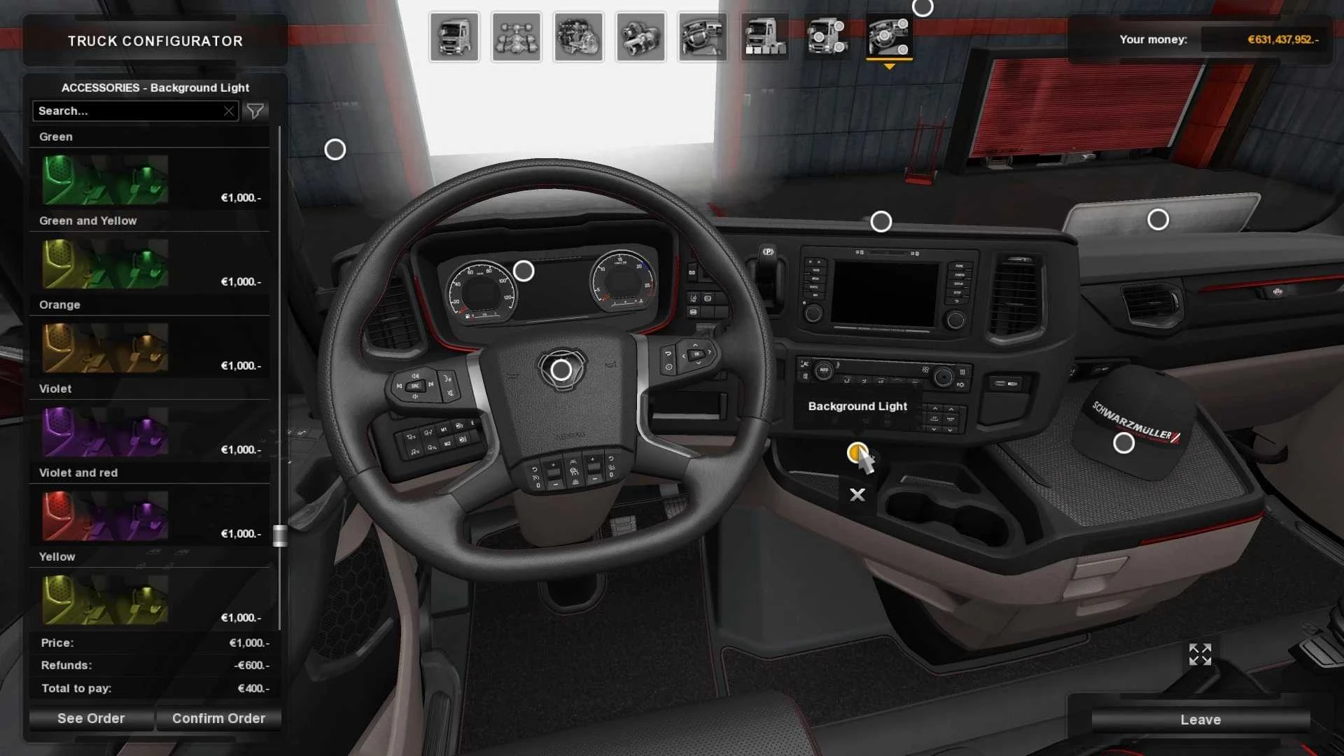 Background Lights & V8 Back Panels for Scania R & S v1.58 – ModsCloud.net