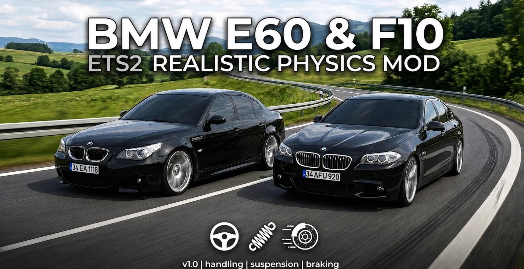 Realistic Physics Add-on for BMW E60 & F10 v1.0 – ModsCloud.net